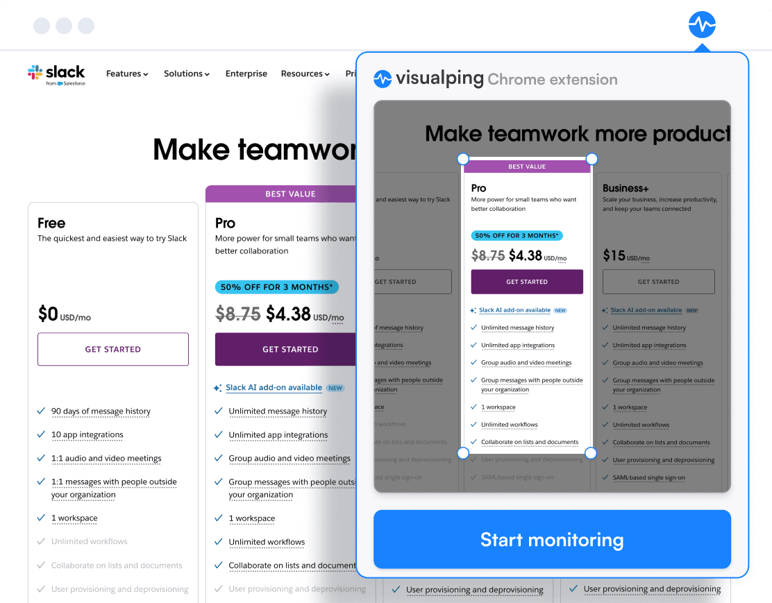 Visualping: #1 Website change detection, monitoring and alerts